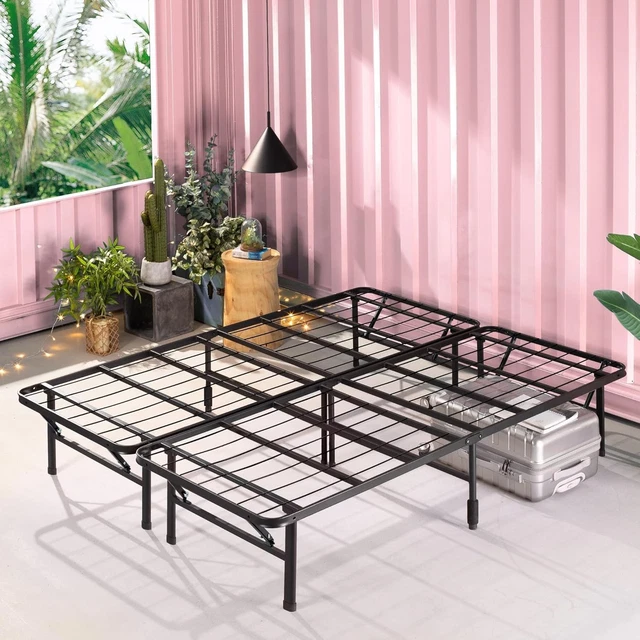 ZINUS SMARTBASE DOUBLE Folding Bed Frame - Space-Saving, 135x190cm, No ...