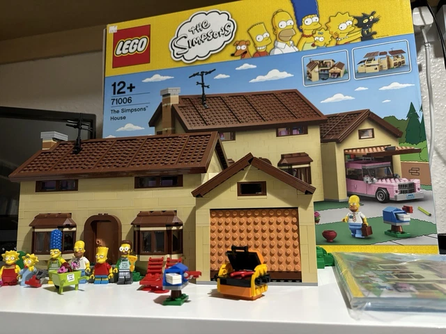 THE SIMPSONS HOUSE Lego Set (71006)-FULLY COMPLETE ORIGINAL BOX ...