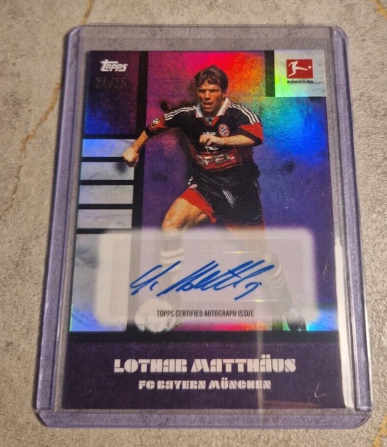 2024 TOPPS LOTHAR Matthäus Curated - Lothar Matthäus /25 FC Bayern ...