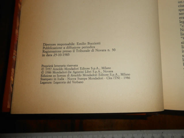 LIBRO: 🔴 IL diavolo al pontelungo di Riccardo Bacchelli 1986 🔴 EUR 20 ...
