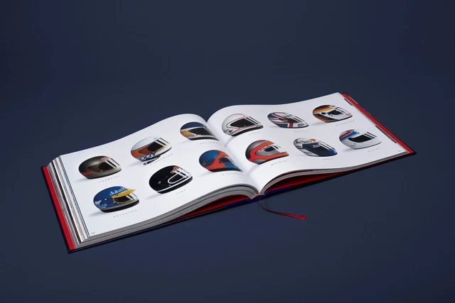 FORMULA HELMET “THE Glorious Years Of F1 Helmets" 1969-1999” F1 Book ...