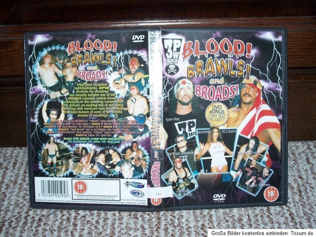 3PW WRESTLING DVD Blood ! Brawls ! Broads ! englisch WCW WWE WWF TNA ...