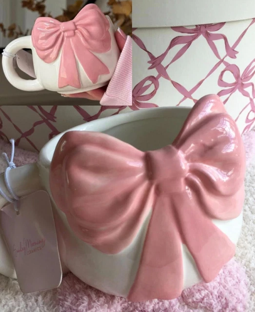 BEYOND RARE LTD Edition TK Maxx HOMESENSE Coquette BIG 3D BOW MUG ...