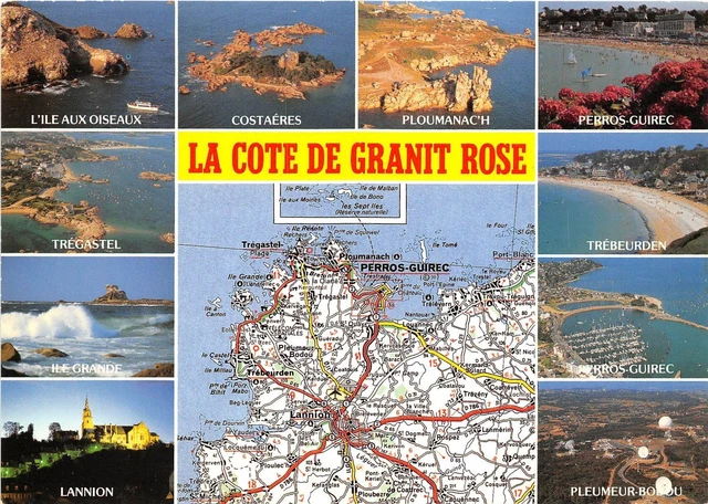 BG5711 LA COTE de granit rose map cartes geographiques france EUR 4,11 ...