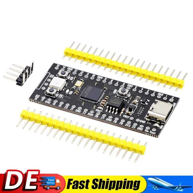RASPBERRY PI PICO Board RP2040 Low-Power-Mikrocomputer (Schwarz mit LED ...