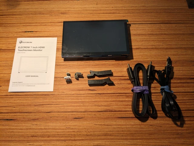 ELECROW RASPBERRY PI Touchscreen 7 Inch Mini HDMI Monitor LCD Screen ...