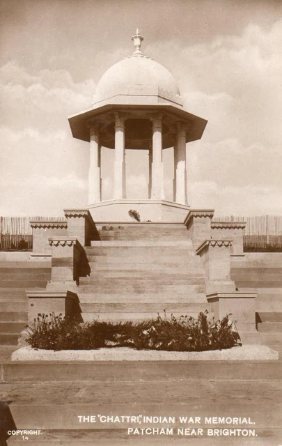 CHATTRI INDIAN WAR Memorial Patcham Nr Brighton unused RP old pc £8.50 ...