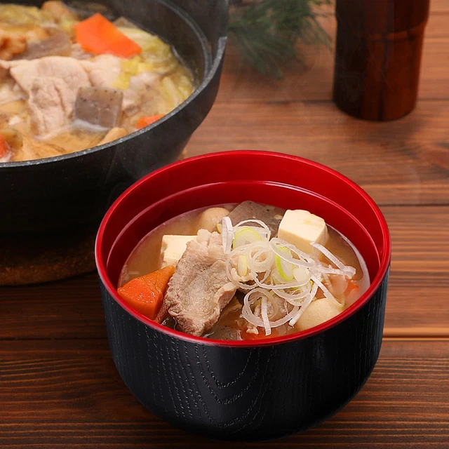 2 PCS JAPANESE Small Bowl Traditional Miso Soup Bowls with Lid Lids $27 ...