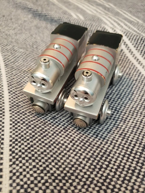 THOMAS & FRIENDS Wooden Railway 60th anniversary Percy and Silver Percy ...