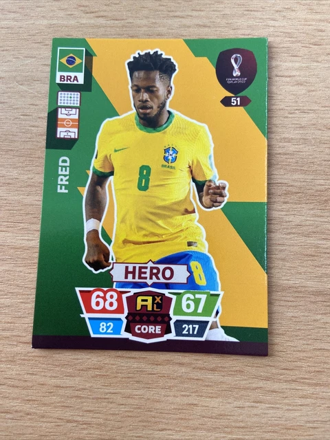 FIFA WORLD CUP qatar 2022 Fred HERO card # 51 new EUR 1,14 - PicClick IT