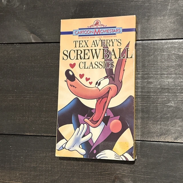 TEX AVERY'S SCREWBALL Classics VHS Video Slapstick MGM UA - Tested £9. ...