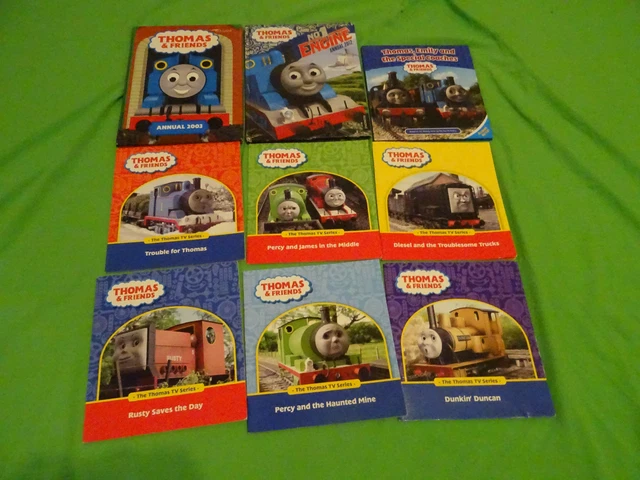 THOMAS THE TANK ENGINE BOOKS x 9 (7 Stories Plus 2 Annuals) £8.95 ...