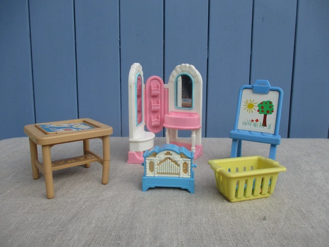 MEUBLES DE MAISON de poupée Fisher Price Loving Family EUR 25,00 - PicClick FR