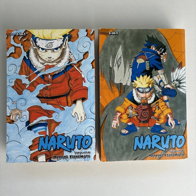 NARUTO MASASHI KISHIMOTO Books Vol 1 2 3 7 8 9 Anime Graphic Novels ...