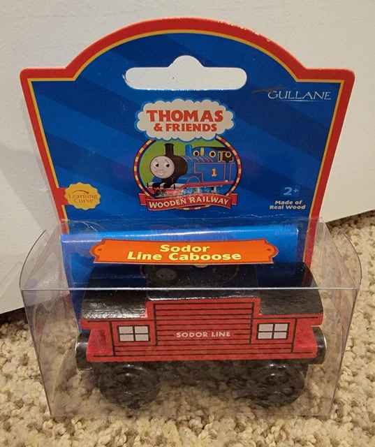 NEW! THOMAS & Friends Sodor Line Caboose Wooden Railway Sealed 2001 ... NEW! THOMAS & Friends Sodor Line Caboose Wooden Railway Sealed 2001 ...