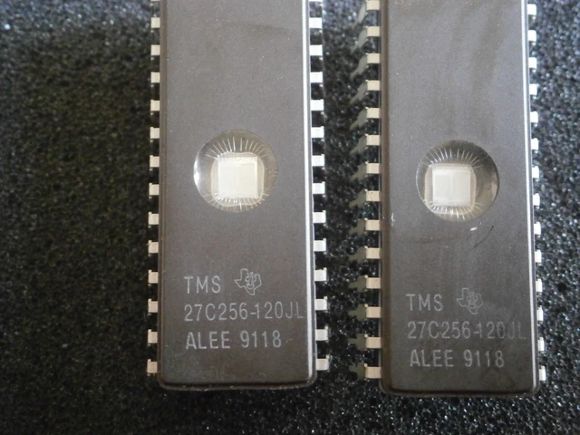 1 PCE X 27256 EPROM 32k 8 bits DIP28 TMS 27C256-120 JL C MOS Texas EUR ...