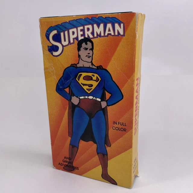 SUPERMAN AND GREAT Adventures (VHS, 1986) Cartoon, Animation, Superhero ...