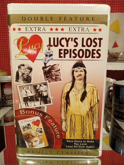 LUCYS LOST EPISODES/A Tribute to Lucy (VHS, 2002, Double Feature Clam ...