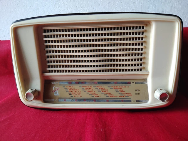 VECCHIA RADIO VINTAGE PARKER Mod. R 137 EUR 45,00 - PicClick IT