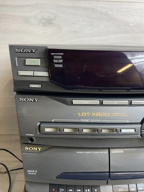 SONY LBT-XB20 SISTEMA stereo compatto Hi-Fi Cambiatore 5 CD EUR 105,21 ...