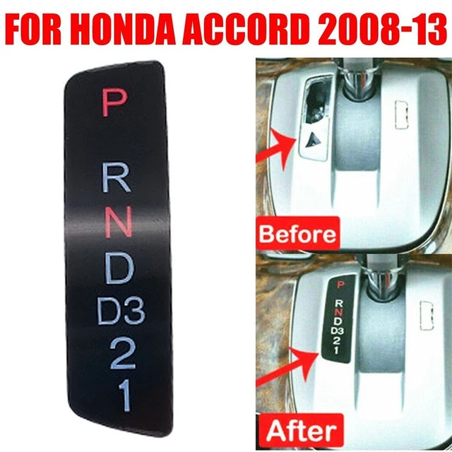 PLASTIC GEAR SHIFT Stick Selector Display Position Panel For Accord 08 ...
