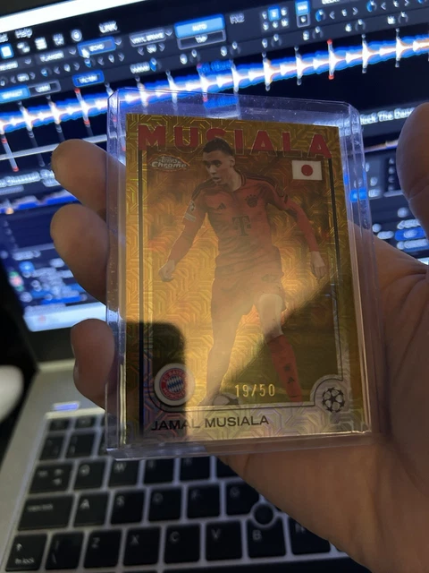 JAMAL MUSIALA TOPPS Chrome 2025 Japan Mojo /50 Bayern Munich £31.90 ...