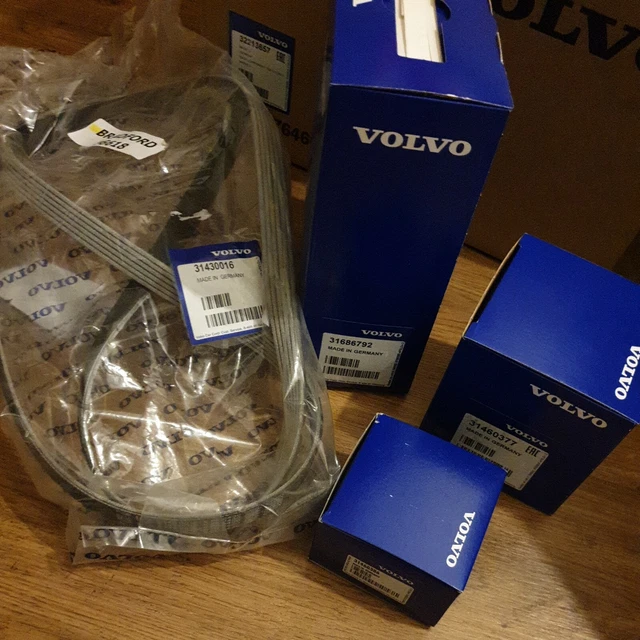 GENUINE VOLVO XC60 S60 V60 S90 V90 Serpentine Belt Kit New 32213657 £95 ...