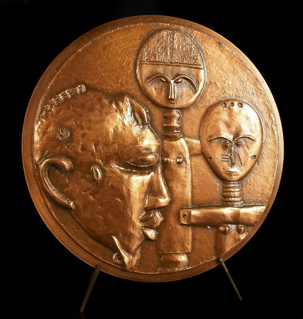 ASHANTIS GHANA MEDAL Akua Ba Fertility Talisman King Koffi Kalkalli ...