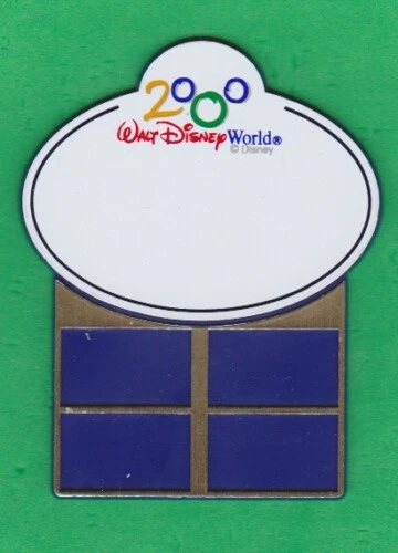 RARE - DISNEY Blank Cast Member Name Tag Badge Wdw 2000 Millennium 4 ...