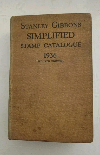STANLEY GIBBONS SIMPLIFIED Stamp Catalogue 1936 4th Edition £9.99 ...