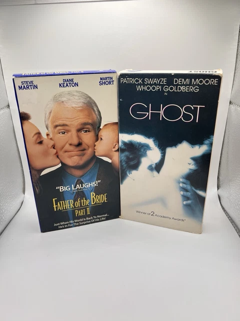FATHER OF THE Bride Part II (VHS, 1996) And Ghost (VHS 1990) £4.63 ...