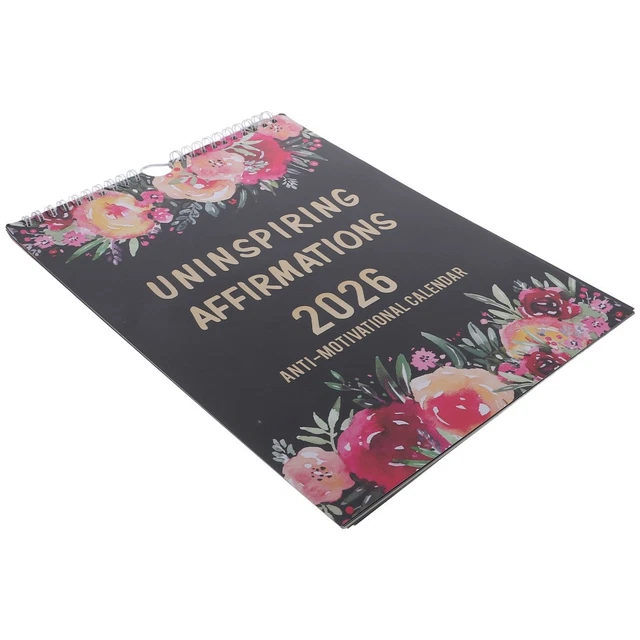 MOTIVATIONAL CALENDAR 2026 Monthly Planner Desk Academic Desktop £14.45 ...