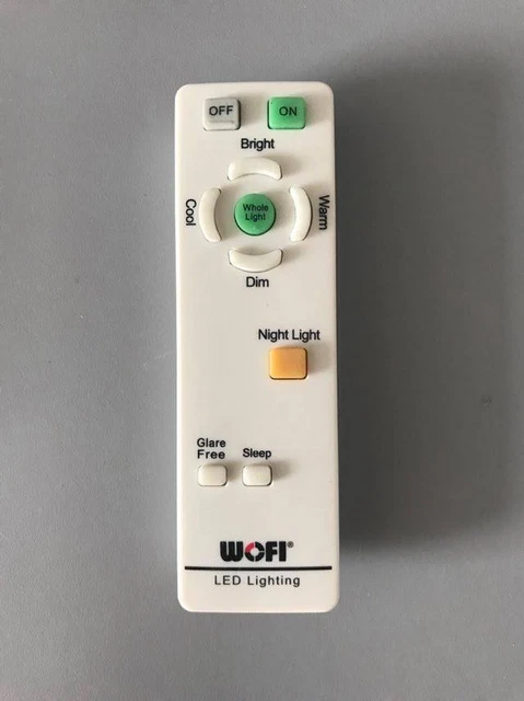 WOFI FERNBEDIENUNG SWITCH LED Transmitter Steuerung f.Deckenlampe Lampe ...