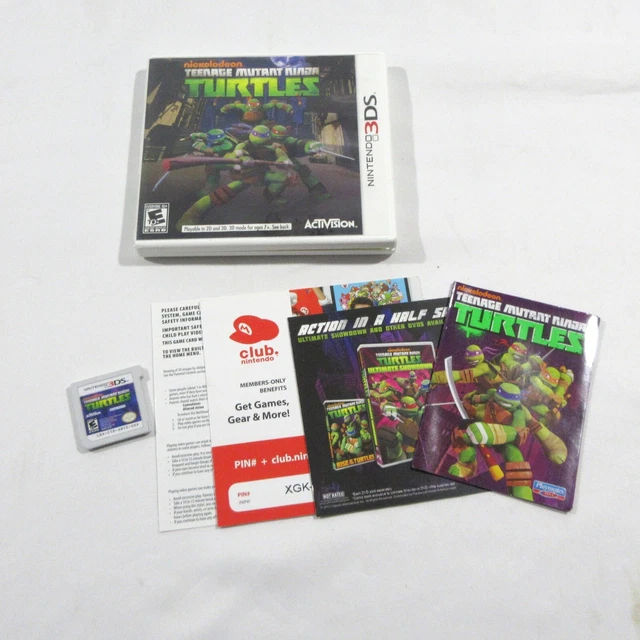 NICKELODEON TEENAGE MUTANT Ninja Turtles TMNT (Nintendo 3DS, 2013 ...