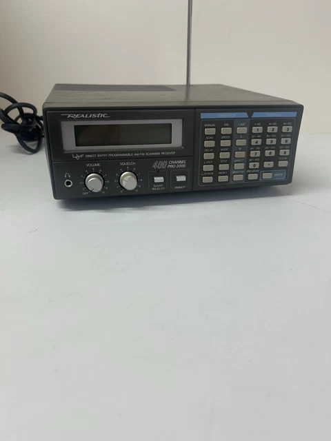 REALISTIC PRO-2005, SCANNER, Receiver, Monitor, Vhf, Uhf, Am, Fm £60.00 ...