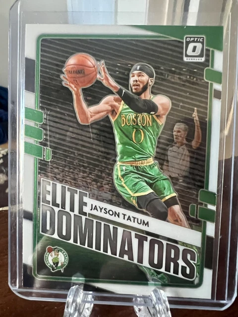 JAYSON TATUM 2020-21 Donruss Optic Elite Dominators Insert Boston ...