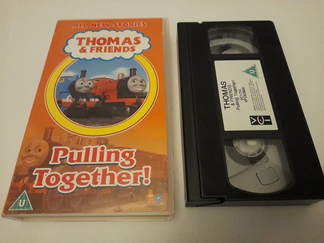 THOMAS & FRIENDS Pulling Together - Rare UK VHS Boxed VGC Tank Engine £ ...