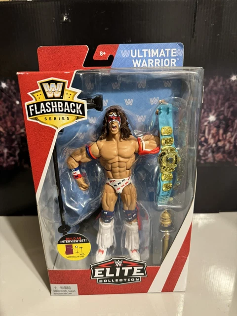 WWE FLASHBACK SERIES The Ultimate Warrior Elite Mattel Wrestling Figure WWF WCW £3.20 - PicClick UK