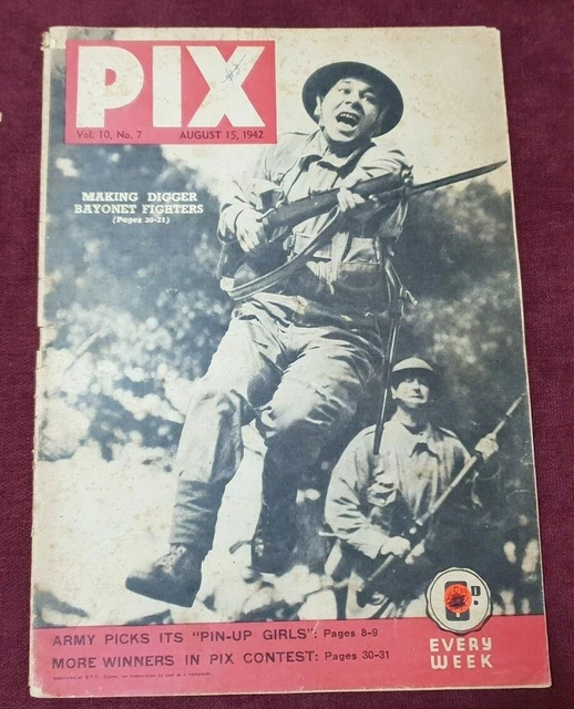 WW2 AUSTRALIAN PIX Magazine Making Digger Fighters August 1942 EUR 15 ...
