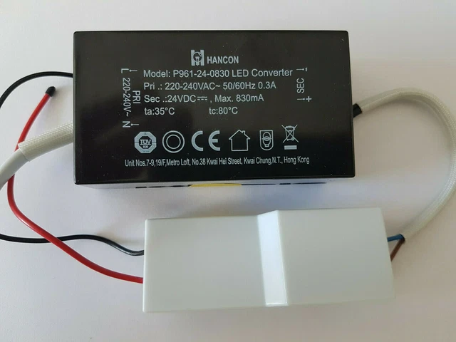 ERSATZTRAFO HANCON MODEL: P961-24-0830 Led Driver Power Supply Converter EUR 25,00 - PicClick DE