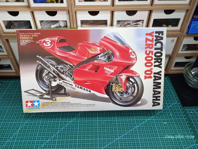 RARE TAMIYA 1/12 scale factory yamaha yzr500 '01 model kit £42.31 - PicClick UK