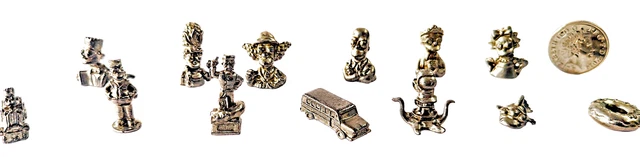 THE SIMPSONS MONOPOLY / Cluedo Tokens Bart Lisa Homer Marge Waylon Bus ...