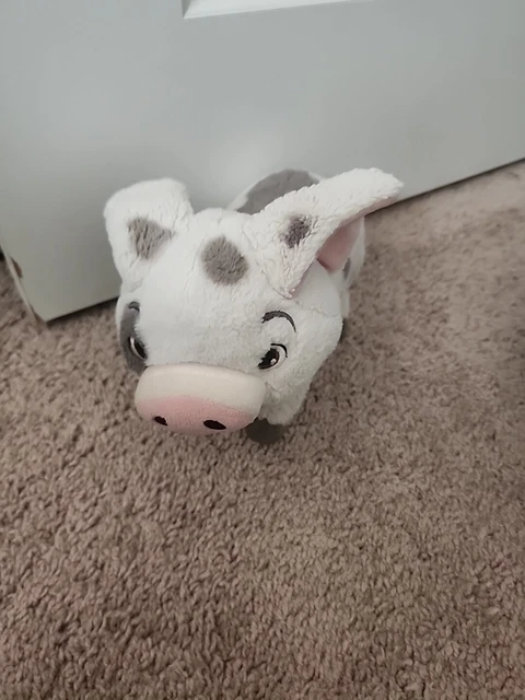 DISNEY STORE MOANA Pua Pig Plush Official Stamped Stuffed Animal Toy £6 ...