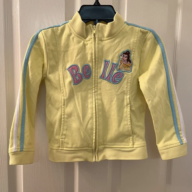 DISNEY PRINCESS BEAUTY and the Beast Belle Girl’s Jacket Hoodie New ...
