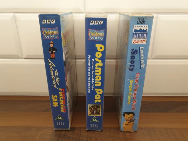 FIREMAN SAM POSTMAN Pat And Sooty Videos VHS £19.99 - PicClick UK