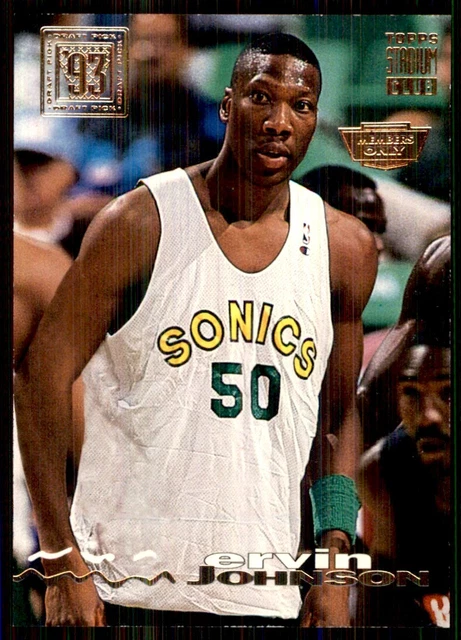 1993-94 MEMBRES SEULEMENT Ervin Johnson Seattle SuperSonics #36 EUR 1,38 - PicClick FR