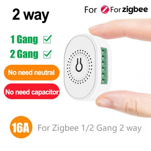 FOR ZIGBEE TWO Way Light Control Module Designed for Easy Setup and Usage 16A £15.02 - PicClick UK