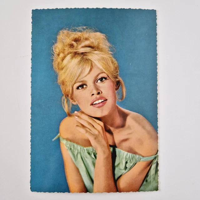 ORIGINAL VINTAGE BRIGITTE BARDOT Krüger card Postkarte Sam Levin UFA ...