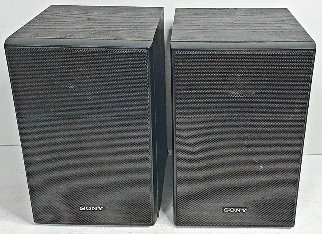 OLD SONY SS-MSP855 Bookshelf or Surround Sound Speakers - Sound Great £ ...
