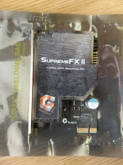 CARTE SON ROG Republic of Gamers Supreme FX II PCI-E EUR 11,63 ...
